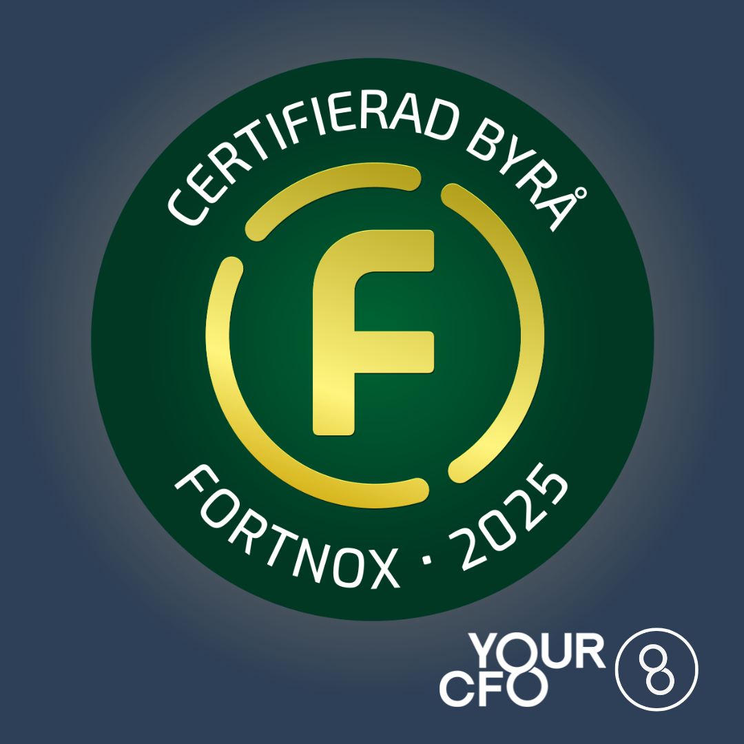 Fortnox Certifierad Byrå för 2025 – vi är digitala experter för effektiv bokföring! - Your CFO